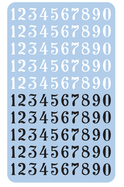 AFV-Decal Soviet Turret Numbers – Company B models and miniatures