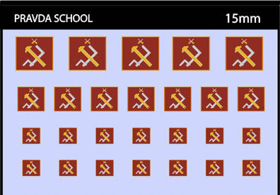 AFV-Decal GuP Pravda School 15mm – Company B models and miniatures