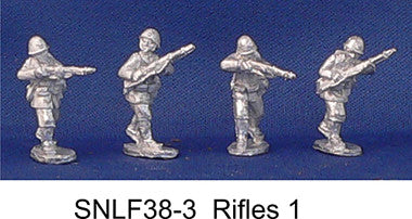 Game Miniatures SNLF 38 Rifles 1 – Company B models and miniatures
