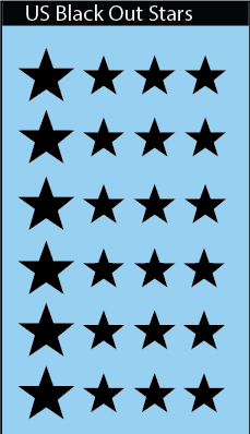 AFV-Decal Black Stars – Company B models and miniatures