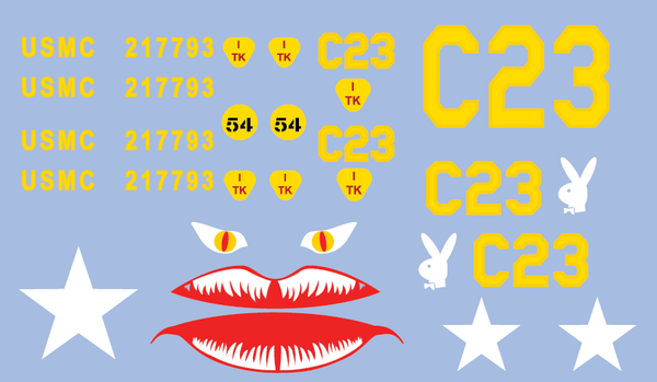 AFV-Decal US M48 Tiger Face tank in Vietnam – Company B models and ...